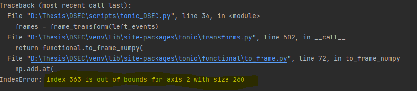 Sensor resolution mismatch in the DSEC dataset. · Issue #157 ...