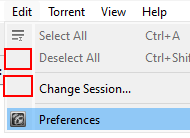 enhancement: add icons to Edit, Torrent, View, and Help dropdown menus · Issue #4378 ...
