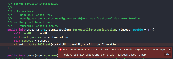 Some more Syntax Issues w/ SocketIO and Reactive Swift · Issue #6 · feathersjs-ecosystem ...