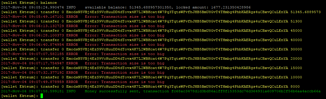 transaction size too big? MAX_TRANSACTION_SIZE_LIMIT needed? · Issue #43 · forknote/forknote ...