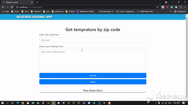 GitHub - Mahmoud-Mamdouh-Abdullah/weather-journal-app: Weather App to fetch data from ...