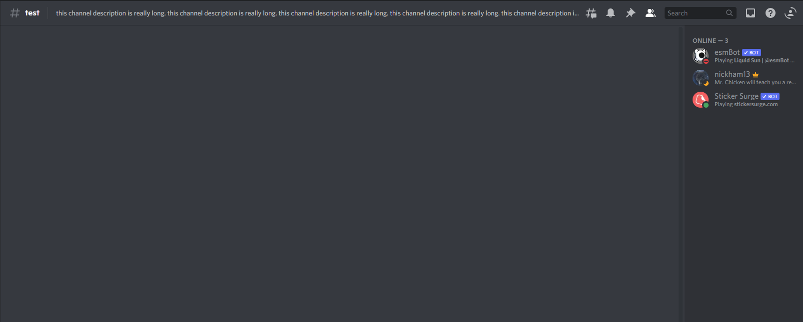 Channel description pushes member list off the screen · Issue #82 · DiscordStyles/Slate · GitHub