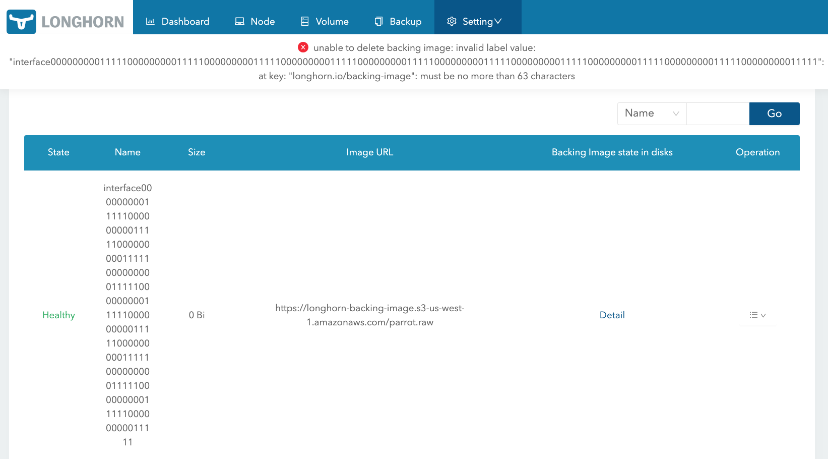 [BUG] Backing image can't be delete if key more than 63 characters · Issue #2522 · longhorn ...