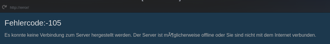 Broken encoding on error page in steam browser · Issue #7524 ...