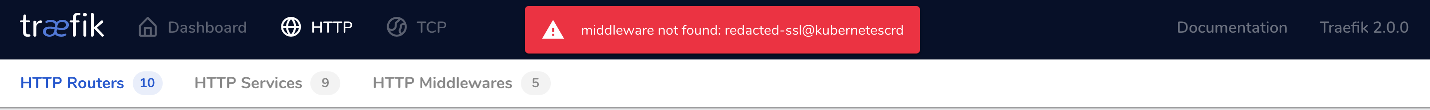 Namespaced Middleware isn't found in k8s CRD · Issue #5480 · traefik/traefik · GitHub