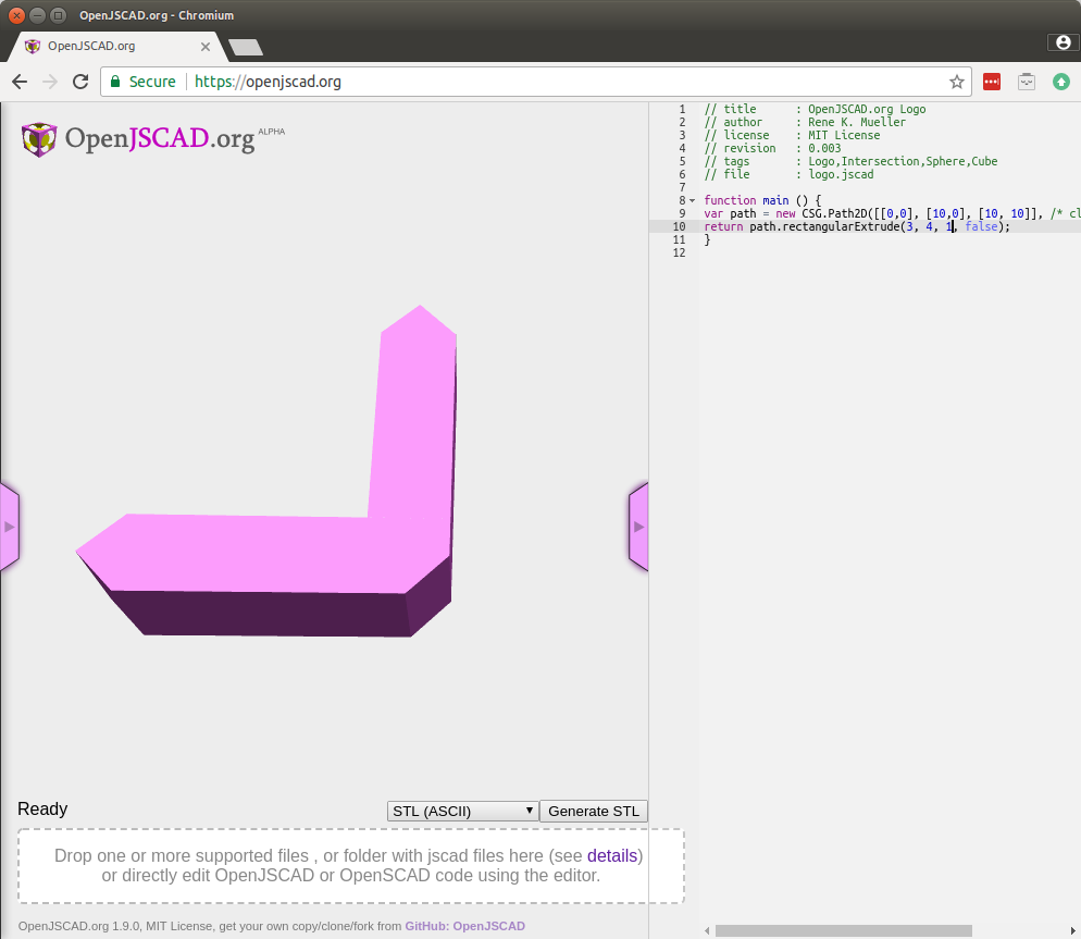 V1 : rectangularExtrude()'s "roundEnds" boolean parameter seems to be ignored · Issue #404 ...