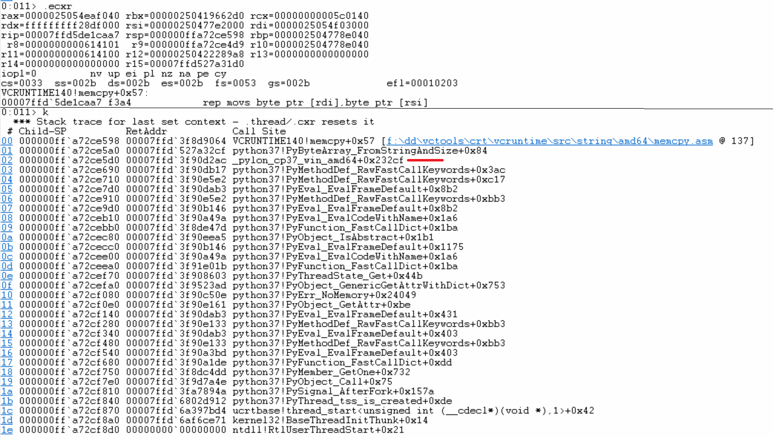 Segmentation fault when using two threads · Issue #116 · basler/pypylon ...