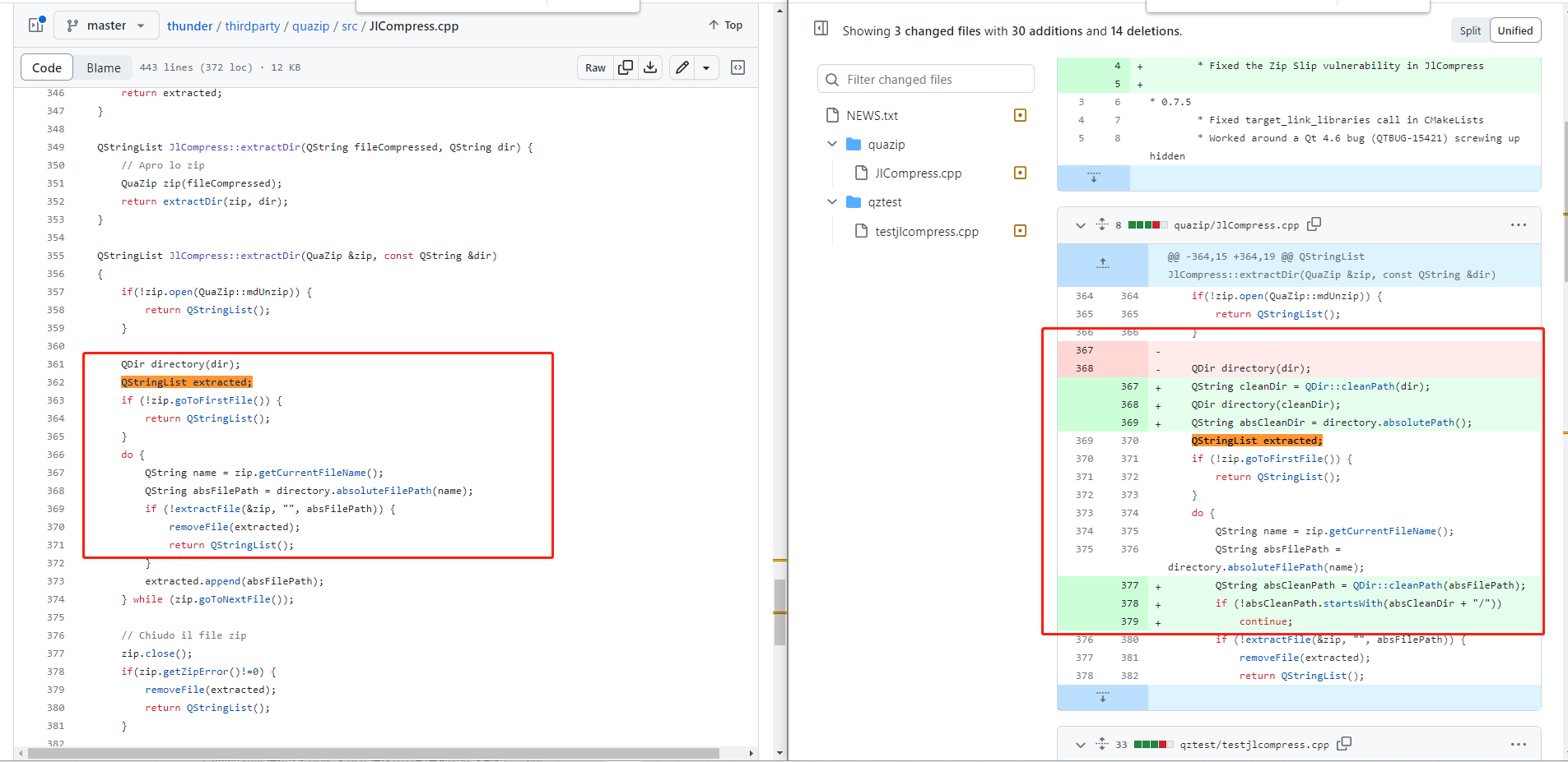The quazip version has vulnerabilities · Issue #540 · thunder-engine/thunder · GitHub