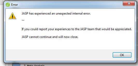Internal Error Message after installing JASP 0.9.2.0 · Issue #340 · jasp-stats/jasp-issues · GitHub