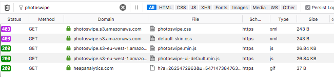 PhotoSwipe Inline demo is broken? · Issue #1582 · dimsemenov/PhotoSwipe · GitHub