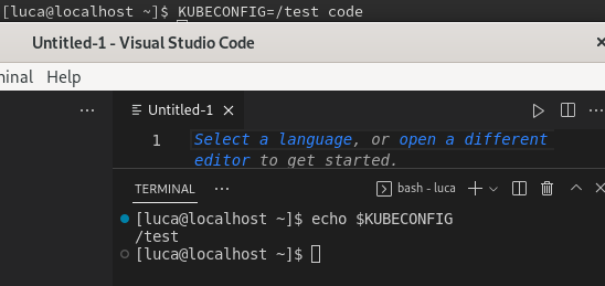 Kubeconfig Location Setting · Issue 1167 · Vscode Kubernetes Tools