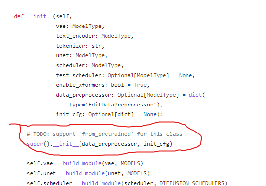 No Pretrained Weight Initialization for Stable Diffusion! · Issue #1800 · open-mmlab/mmagic · GitHub
