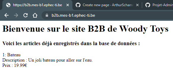 Sécu Web - ArthurSchamroth/Projet-AdminII-2022 GitHub Wiki