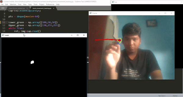 GitHub - hvauchar/hand-movement-tracking