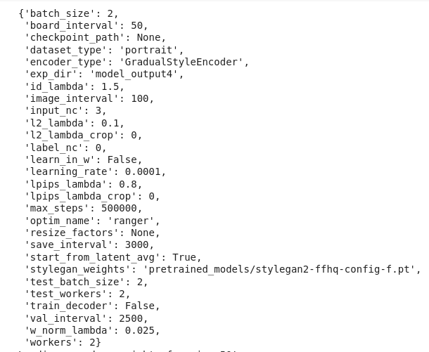 Training the model on own dataset · Issue #119 · eladrich/pixel2style2pixel · GitHub