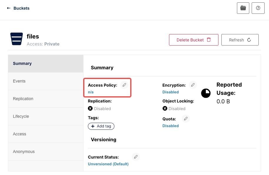Unable to change access policy for the bucket. · Issue #3125 · minio ... Unable to change access policy for the bucket. · Issue #3125 · minio ...
