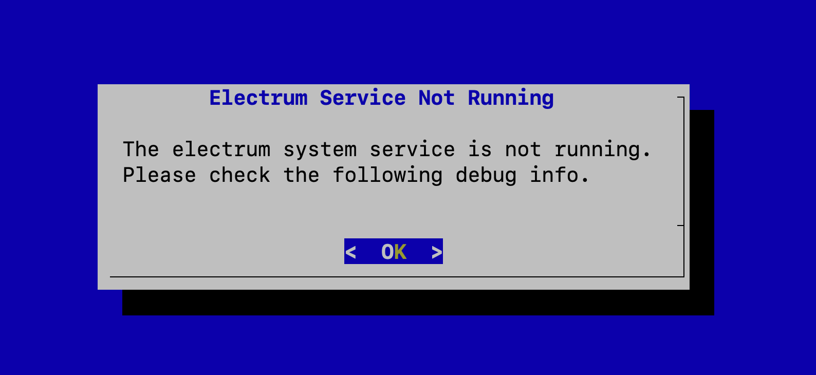 Electrum Service Not Running · Issue #3437 · raspiblitz/raspiblitz · GitHub