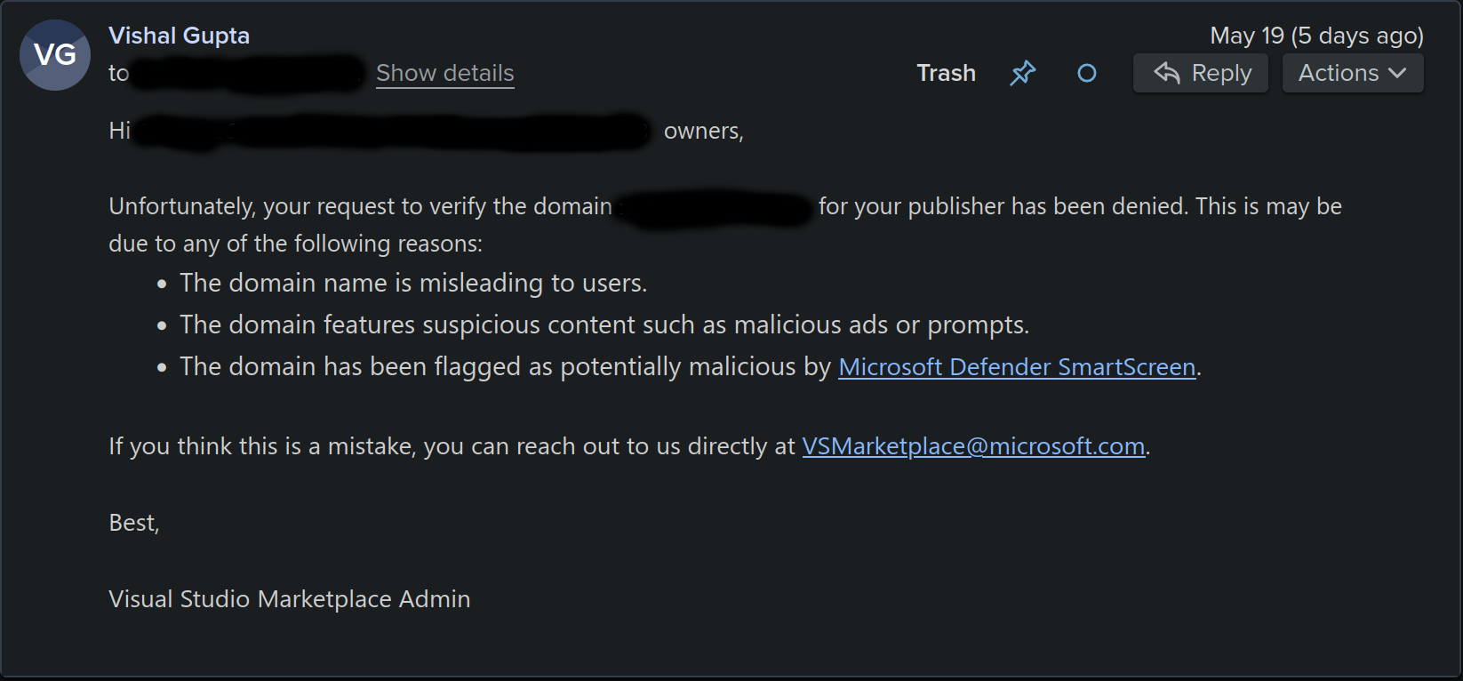 Publisher verification docs are misleading or incomplete · Issue #403 ...