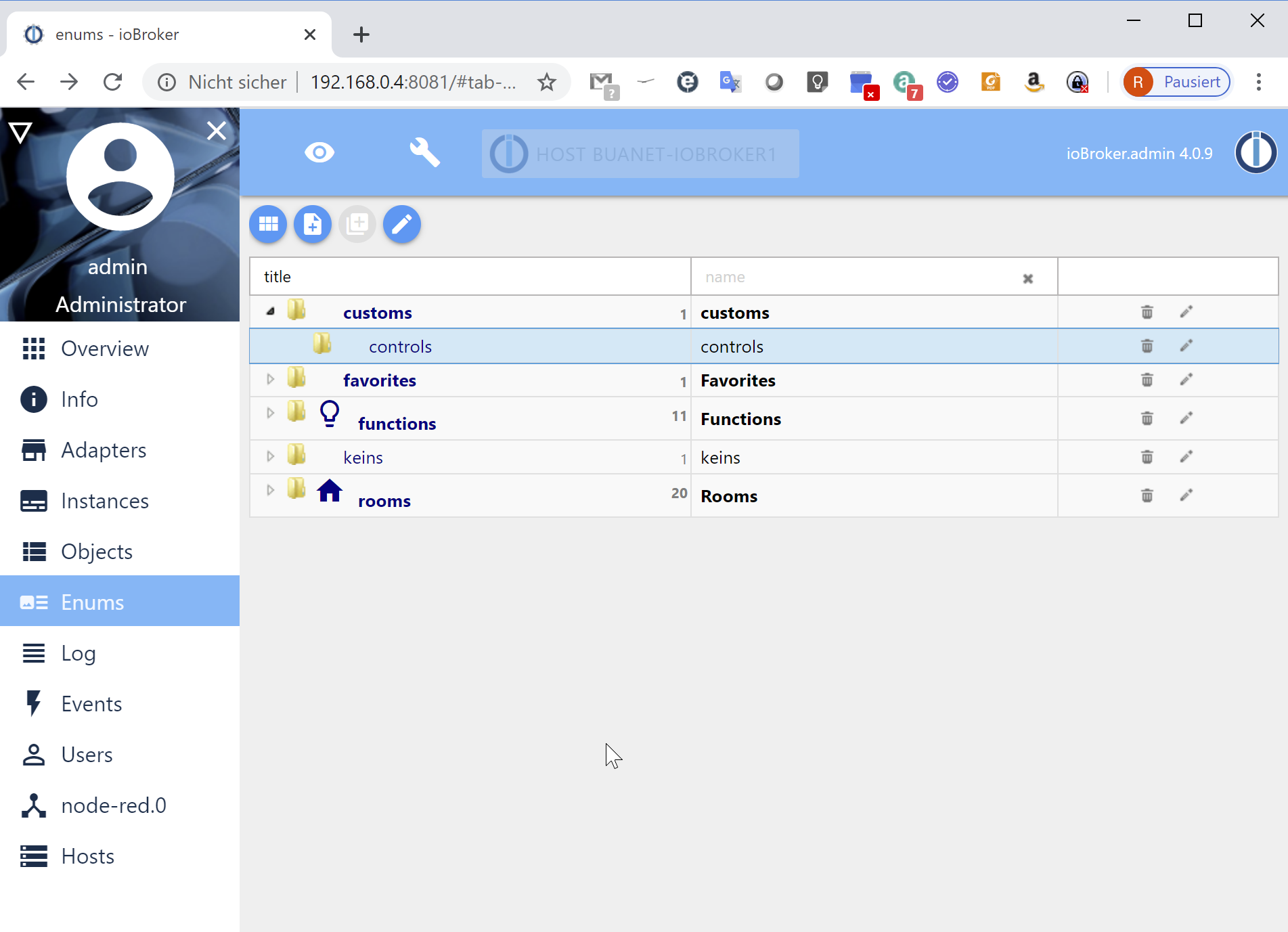 enum config not possible in new iobroker · Issue #569 · ioBroker/ioBroker.admin · GitHub