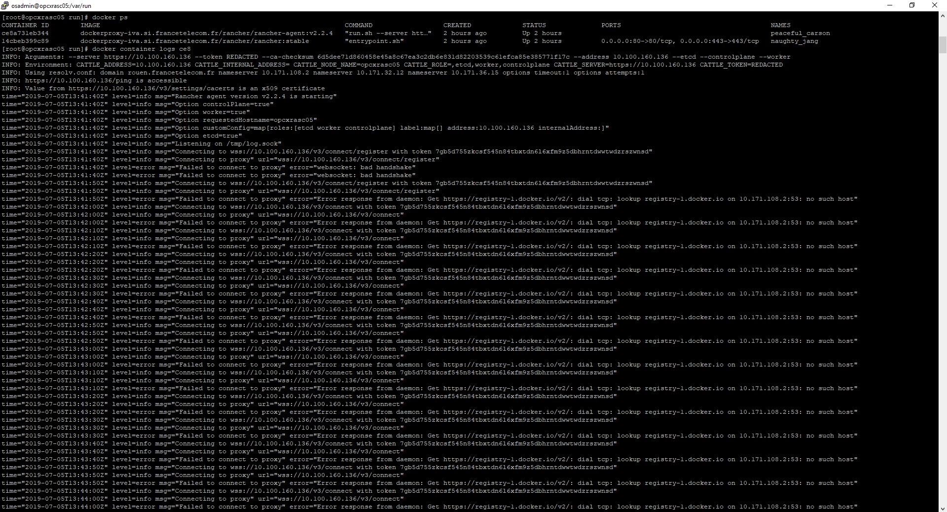 Cluster must have at least one etcd plane host: failed to connect to ...
