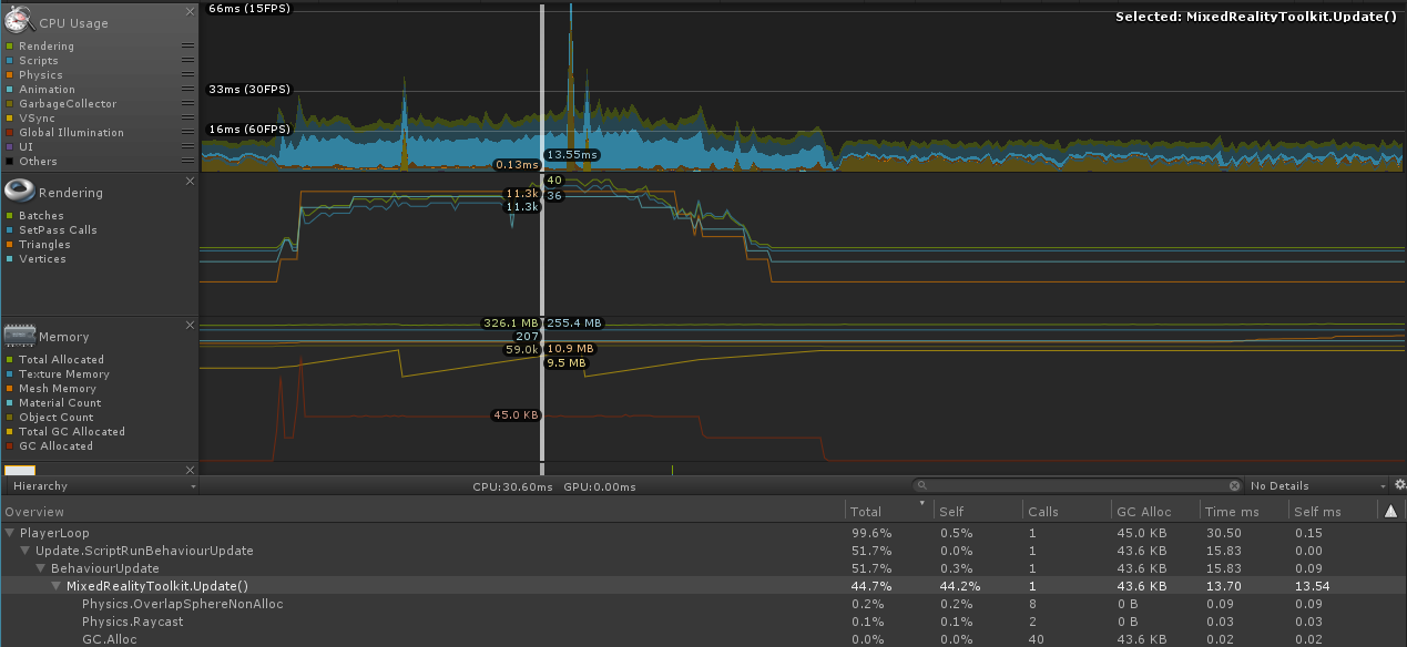 Hand tracking continuous GC Alloc resulting in fps drop · Issue #7170 · microsoft ...