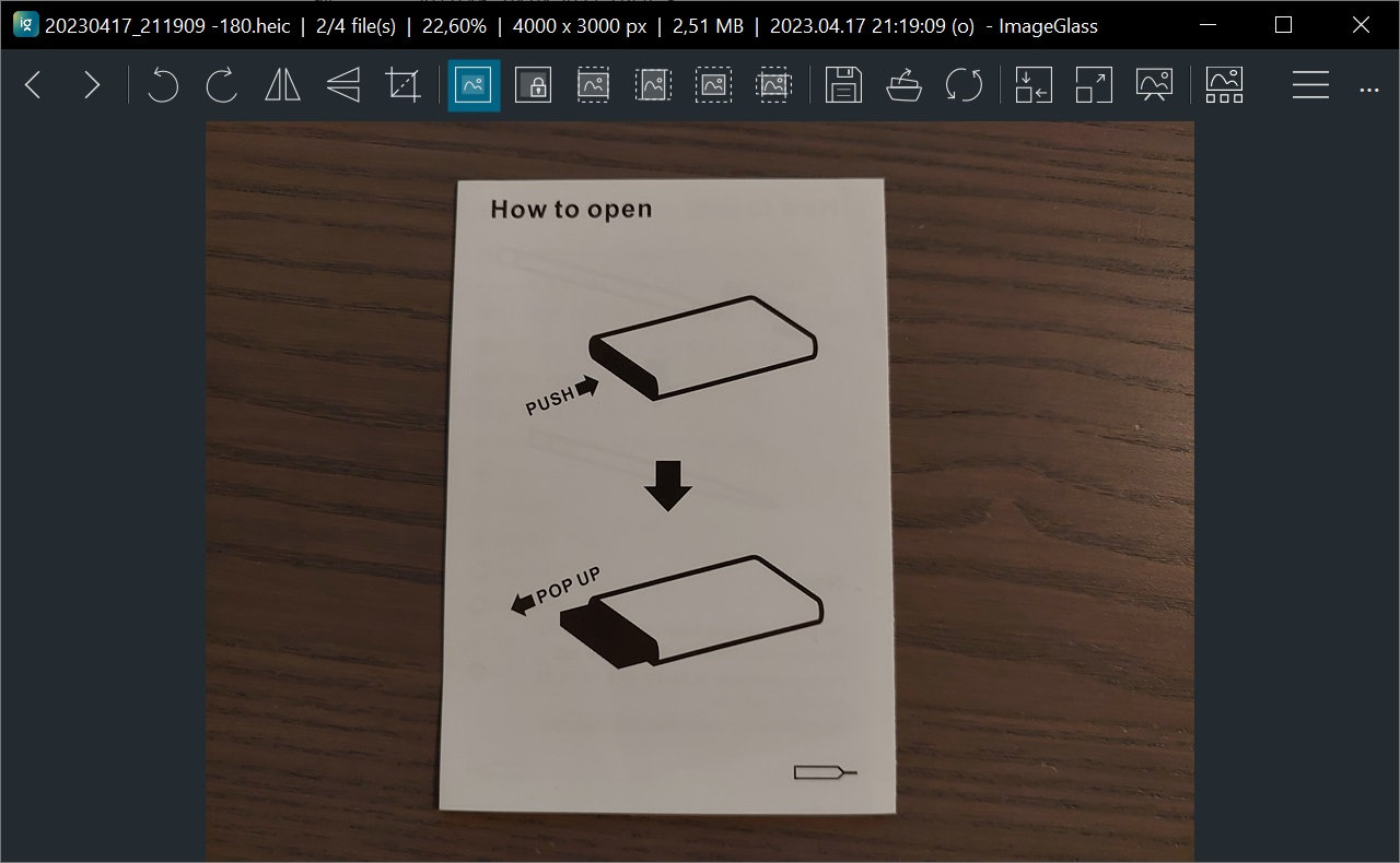 ImageGlass 9.0 ignores HEIC orientation · Issue #1551 · d2phap/ImageGlass · GitHub