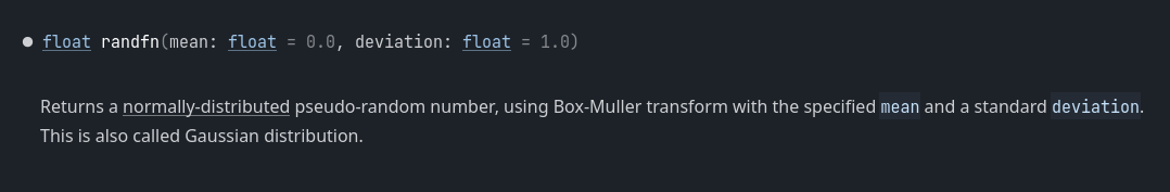 Randfn Requires At Least 2 Arguments · Issue 75240 · Godotengine Godot · Github