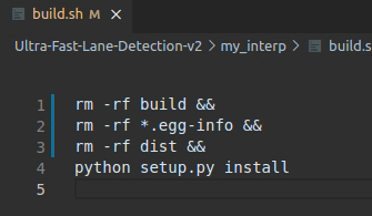 cannot import my_interp · Issue #35 · cfzd/Ultra-Fast-Lane-Detection-v2 · GitHub
