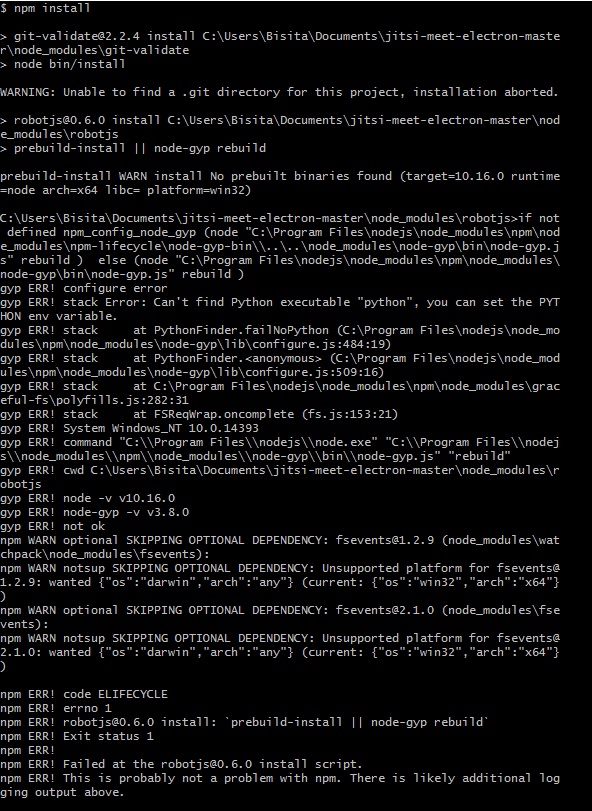 Not working on Windows · Issue #195 · jitsi/jitsi-meet-electron · GitHub