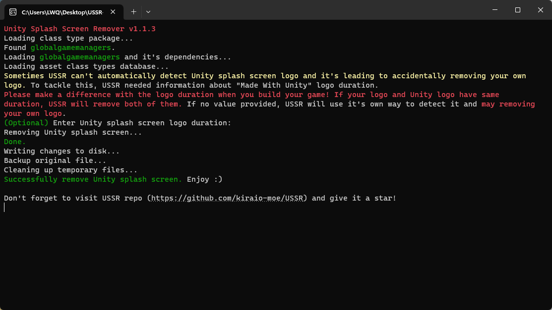 [BUG] Crashed on Unity 2022.3.9f1 · Issue #5 · kiraio-moe/USSR · GitHub