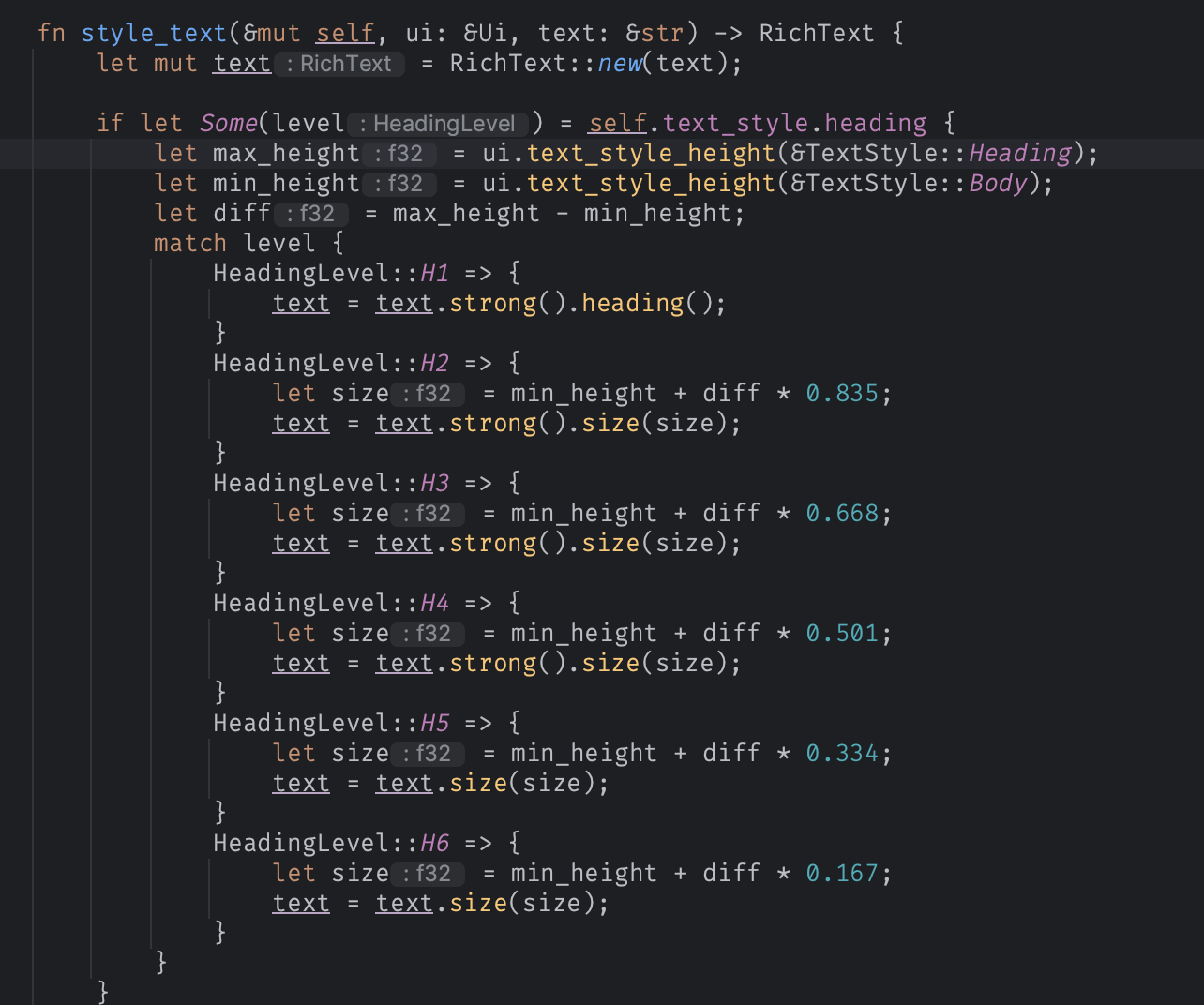 Markdown heading levels all have the same font size · Issue #3612 · rerun-io/rerun · GitHub