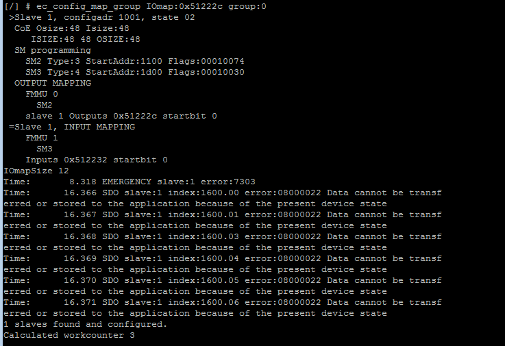 Coe PDOs Mapping and Sending Issues · Issue #291 · OpenEtherCATsociety ...