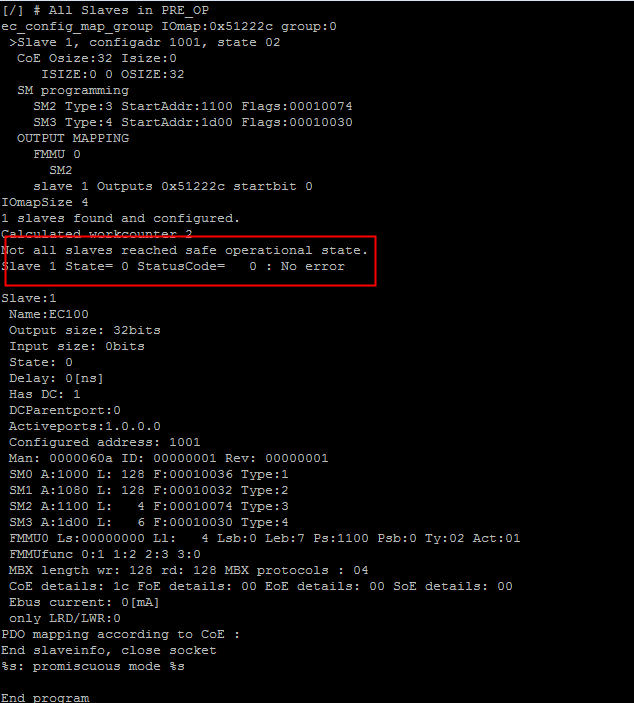 Coe PDOs Mapping and Sending Issues · Issue #291 · OpenEtherCATsociety/SOEM · GitHub