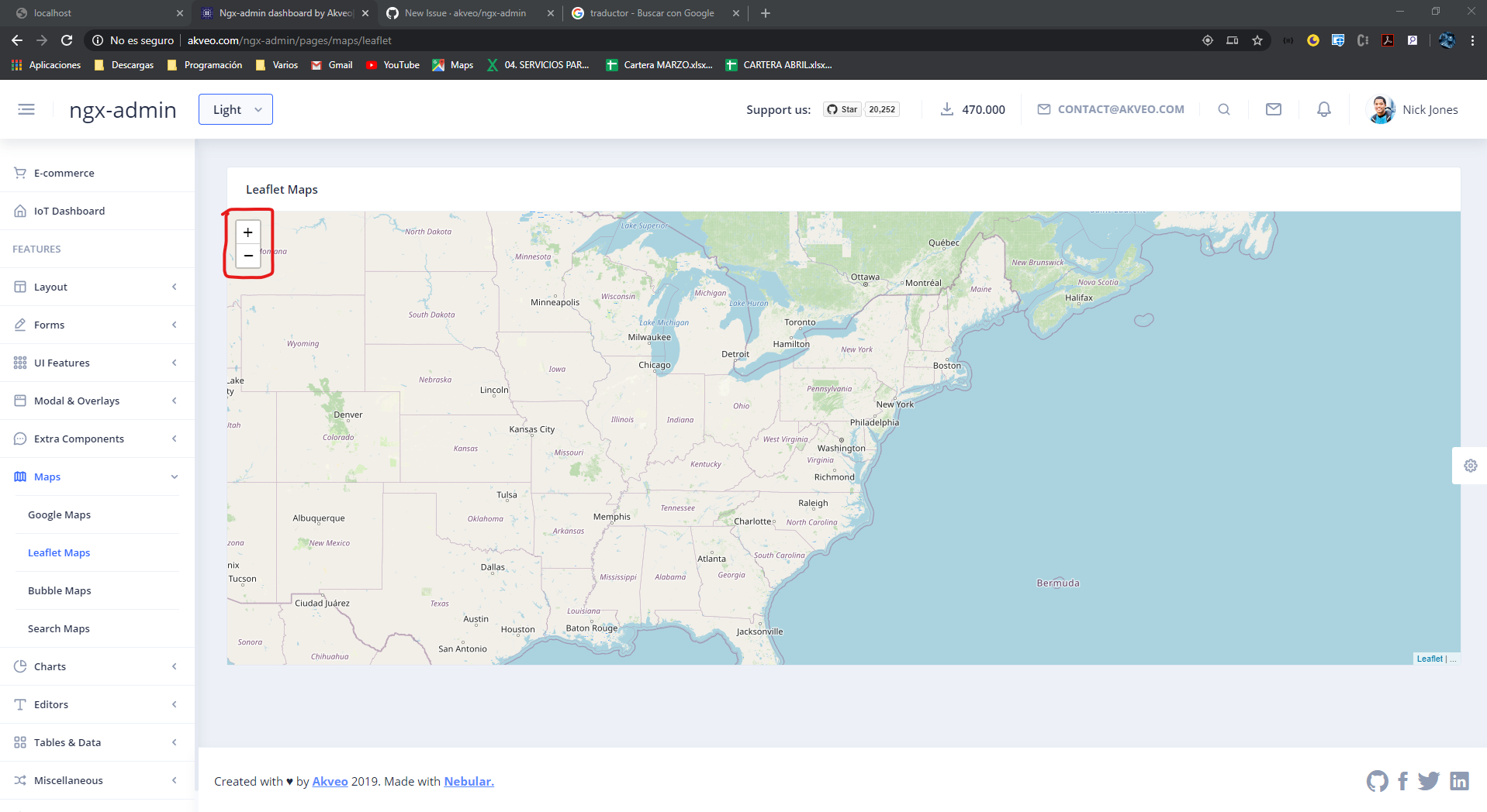 Leaflet does not display zoom controls correctly · Issue #5662 · akveo/ngx-admin · GitHub