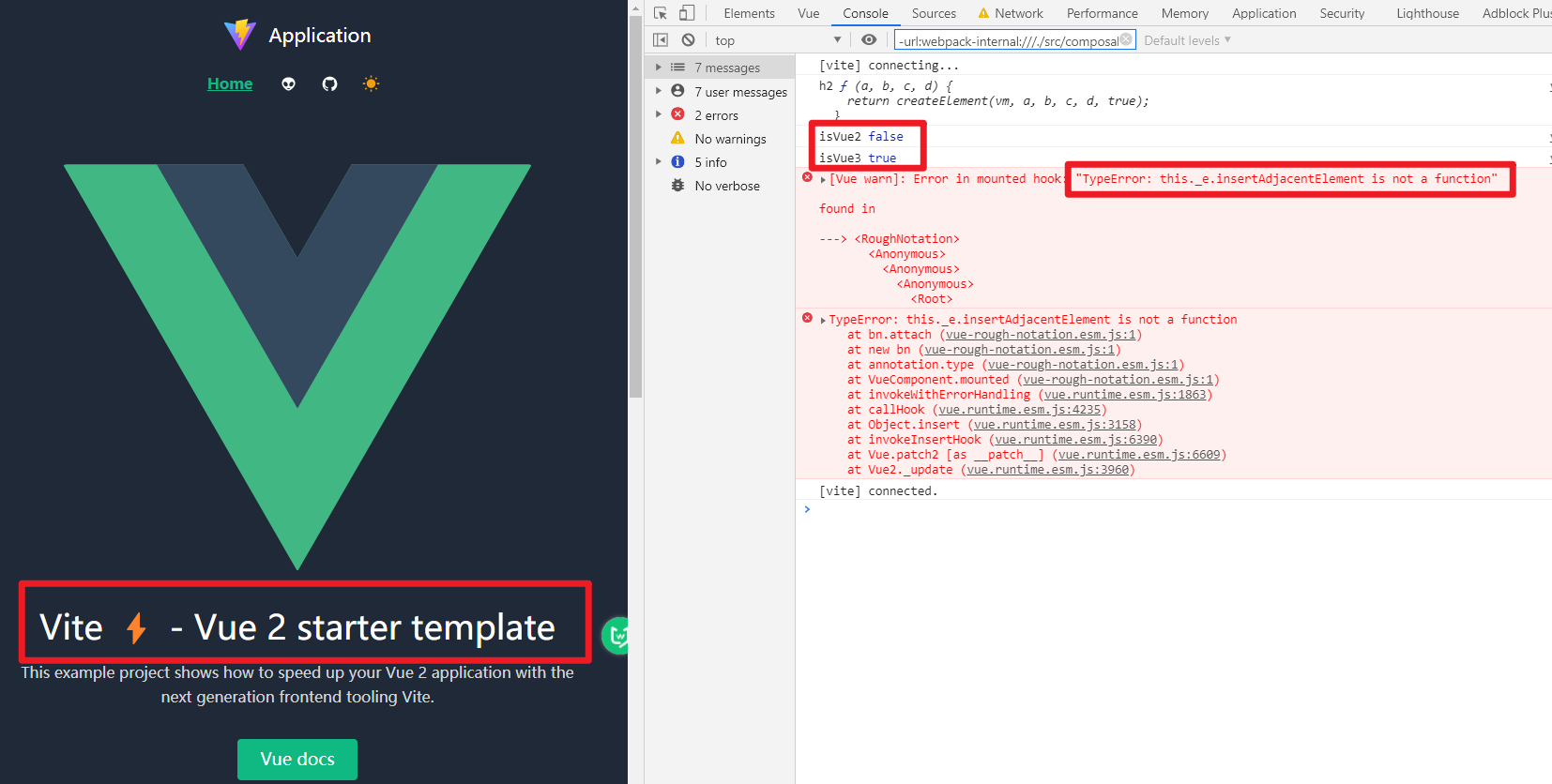 在vue3中使用报错t3 is not a function · Issue #33 · Leecason/vue-rough ...
