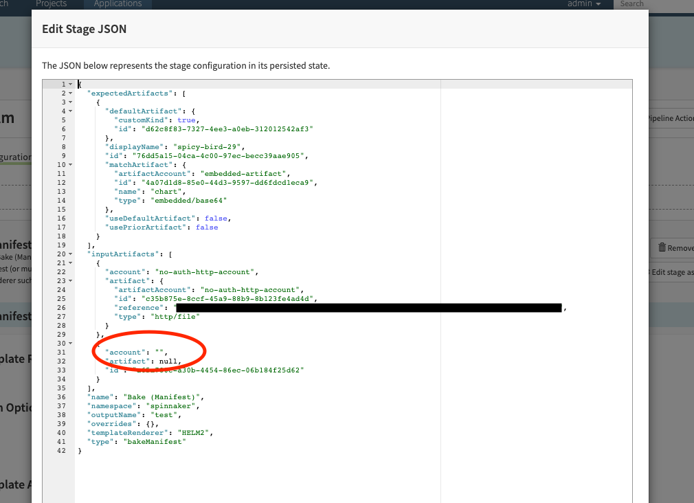 Spinnaker Artifact Rewrite: Helm inputArtifacts "account" field not getting populated · Issue ...