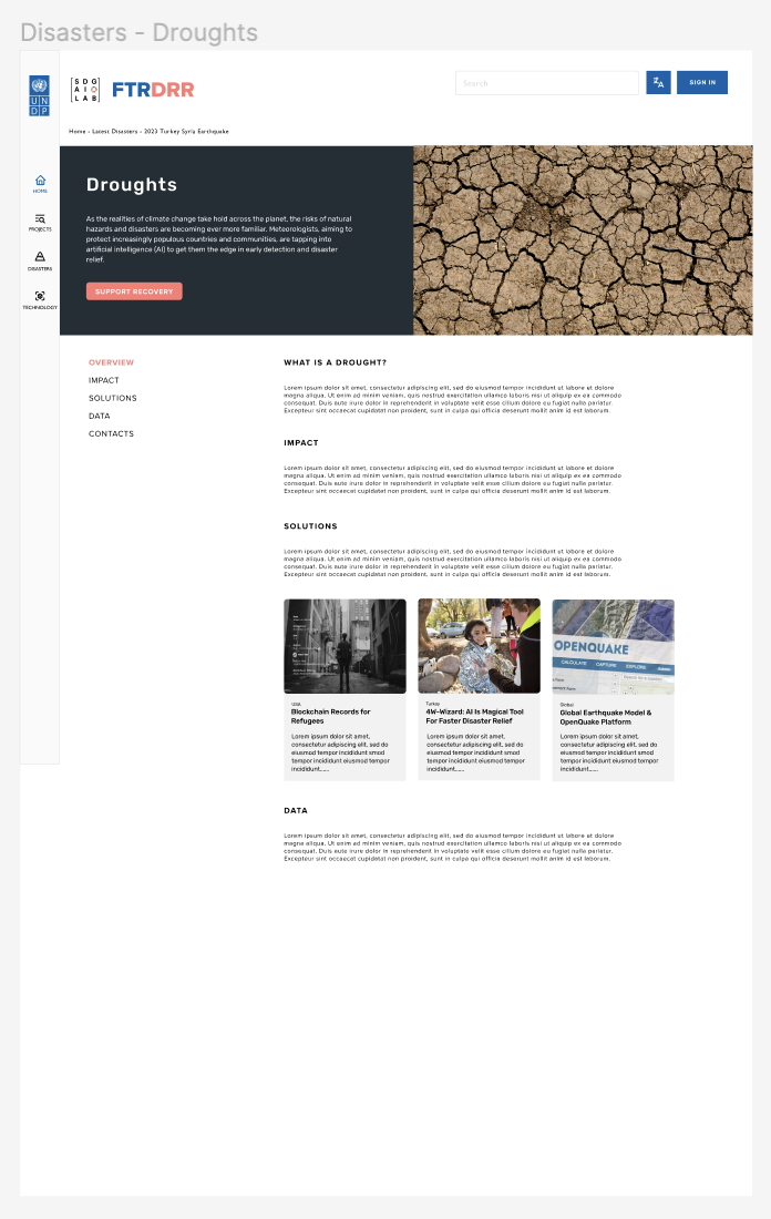 Disaster page · Issue #343 · SDG-AI-Lab/Digital_Technologies_Radar · GitHub