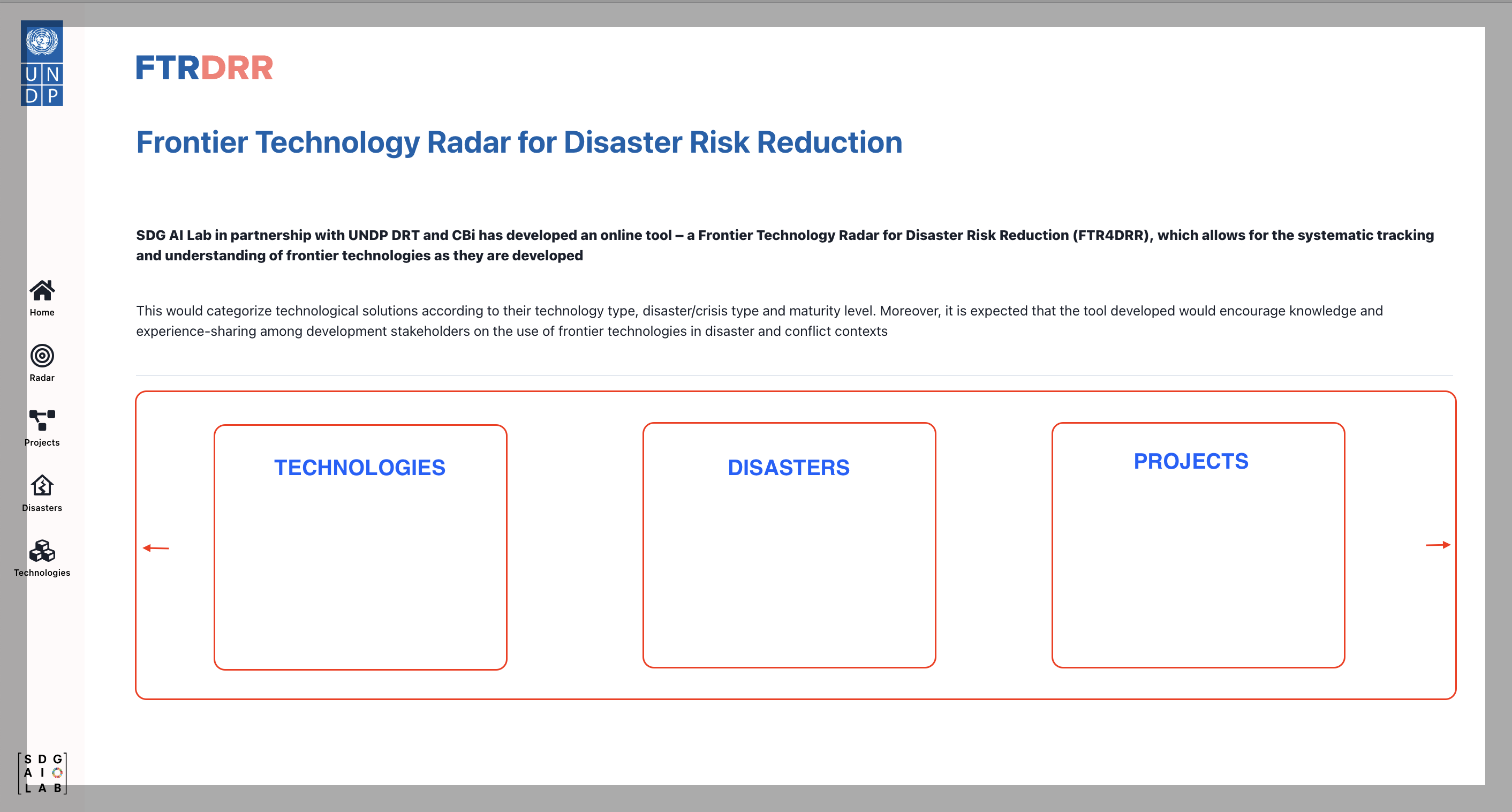 Add carousel on homepage · Issue #354 · SDG-AI-Lab/Digital_Technologies_Radar · GitHub