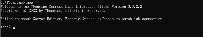 Client Connection Issue · Issue 19259 · Taosdatatdengine · Github