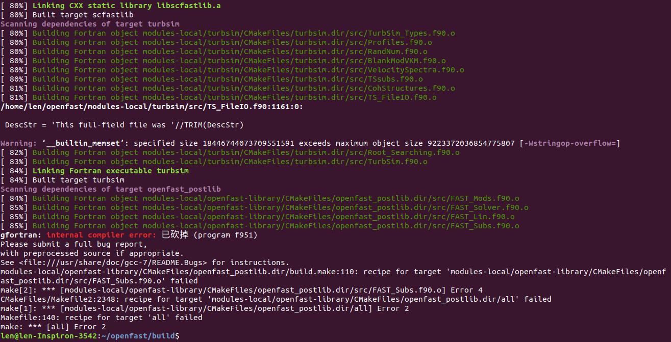 Regression Test Fails · Issue 274 · Openfastopenfast · Github 