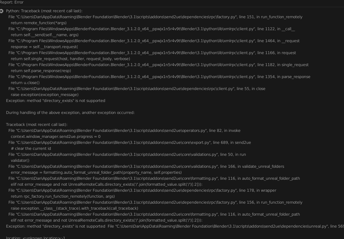 Send to Unreal - Support multiple editor instances. · Issue #414 · EpicGamesExt/BlenderTools ...