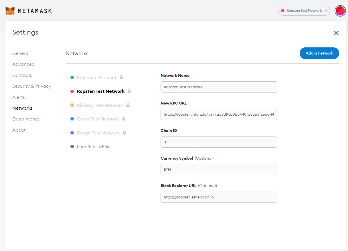 Redesign screen/page "List of networks" in the full screen view · Issue #12902 · MetaMask ...