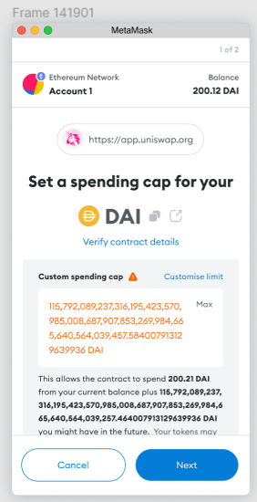 Create a custom spending cap component · Issue #15224 · MetaMask ...