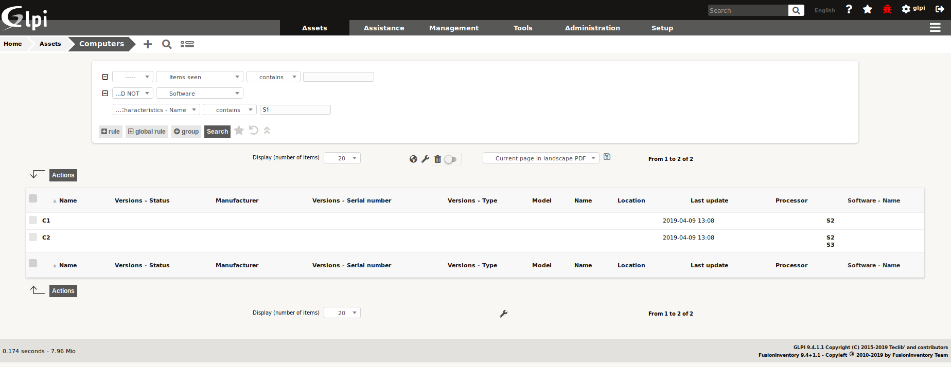 Queries with 'AND NOT' giving wrong results in GLPI 9.4.1 · Issue #5763 · glpi-project/glpi · GitHub