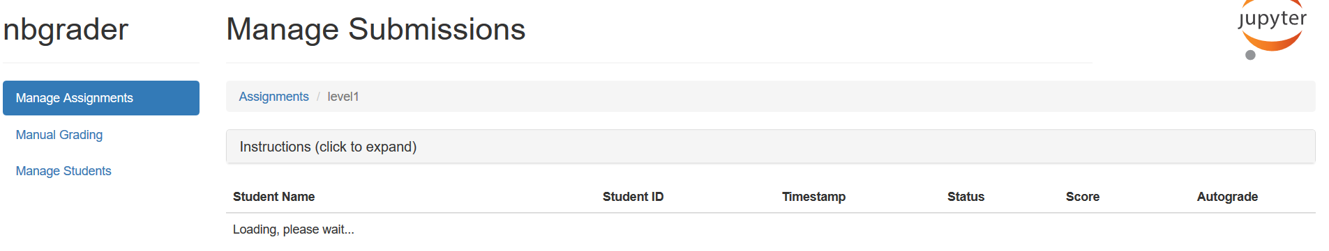 Assignment-Tab not showing when logged in as a student · Issue #1167 · jupyter/nbgrader · GitHub
