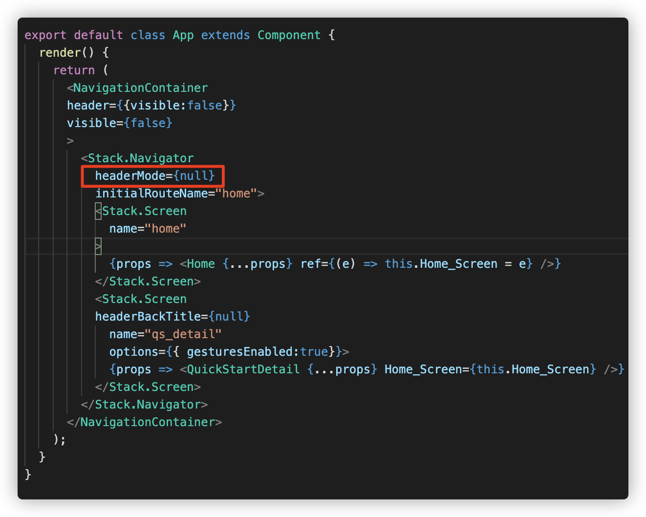Headerbacktitle Is Not Being Hidden When Setting It To Null · Issue 1956 · React Navigation