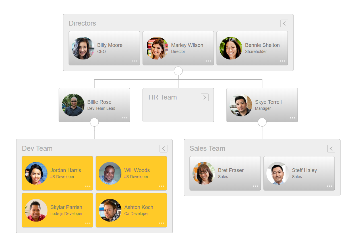 Add conditional colors to grouping · Issue #77 · BALKANGraph/OrgChartJS · GitHub