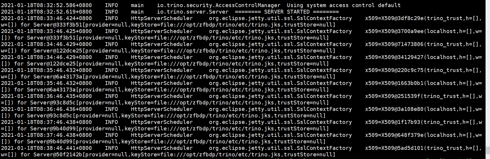 Error running command: Authentication failed: Unauthorized · Issue #6624 · trinodb/trino · GitHub