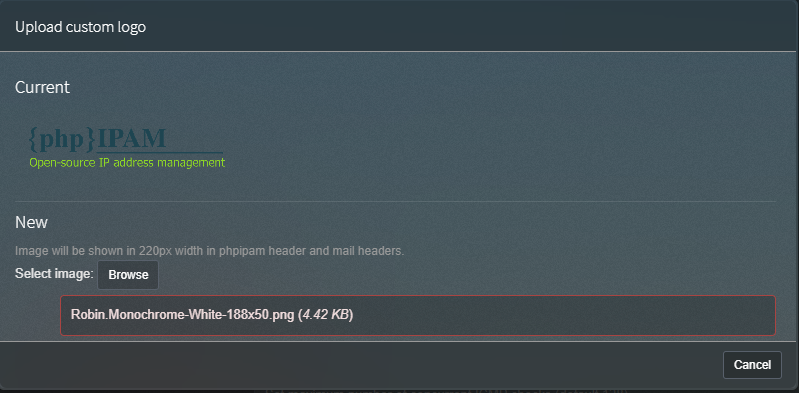 Custom logo does not upload - no error · Issue #3764 · phpipam/phpipam · GitHub