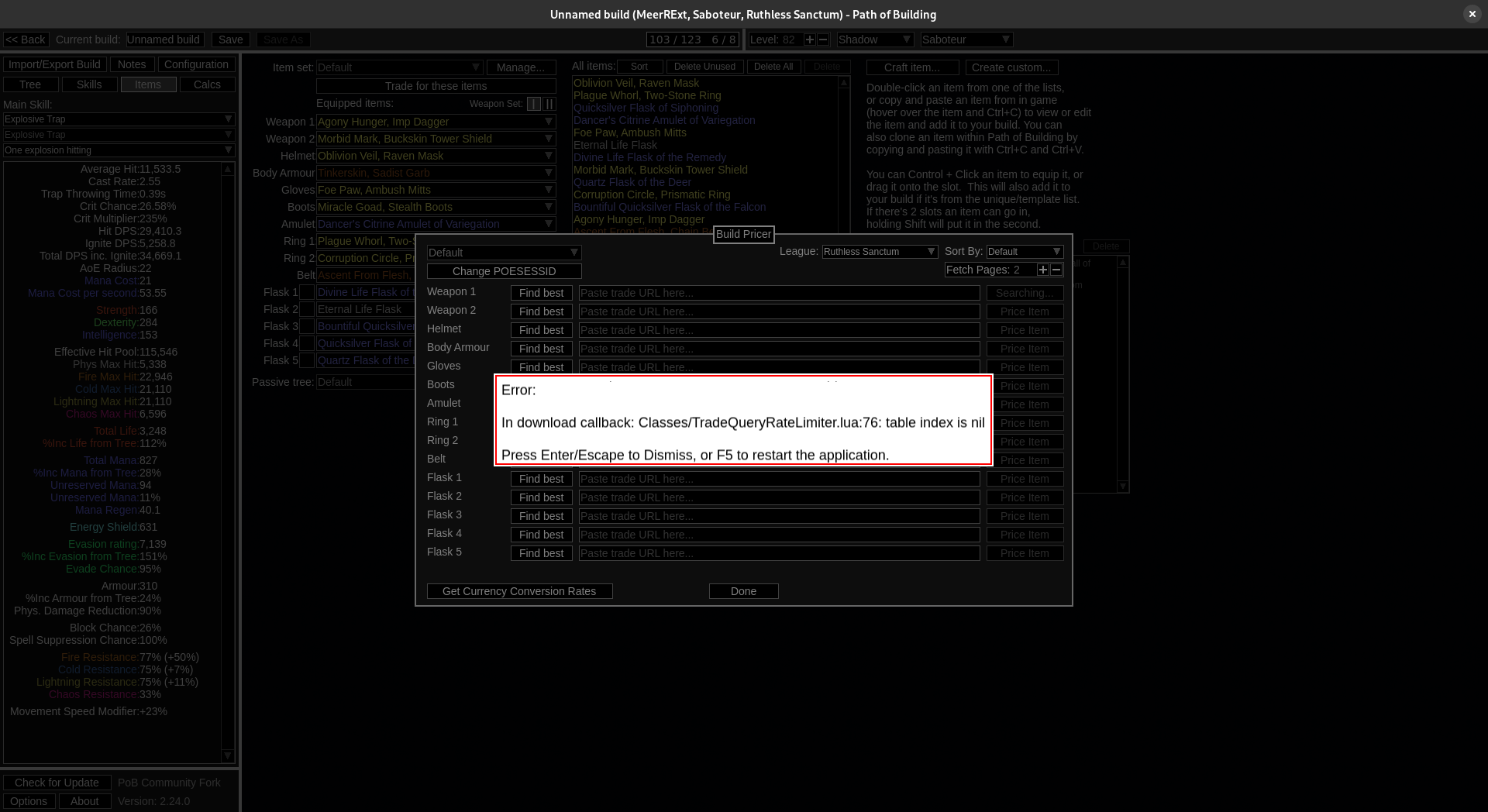 Find best item sometimes doesn't work · Issue #5365 · PathOfBuildingCommunity/PathOfBuilding ...